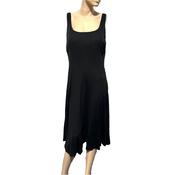 Lauren Ralph Lauren | Dresses | Lauren Ralph Lauren Urban Traveler Black Dress Size L Jersey Lbd ...